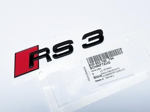 Genuine Audi Badges - OEM & Original Audi Badges - Audi Black Badges ...