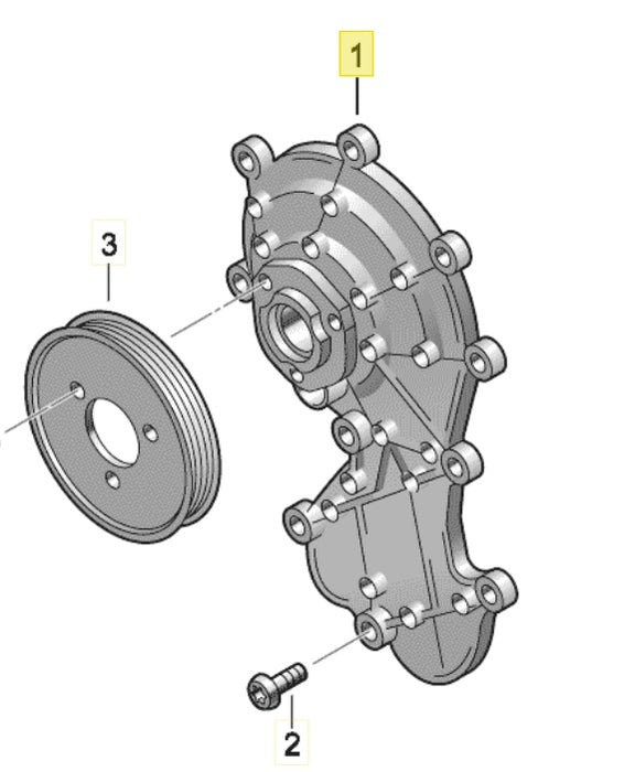 059121008J - Water Pump - 3.0 TDI - Audi B8/C7/4L & Volkswagen Touareg ...
