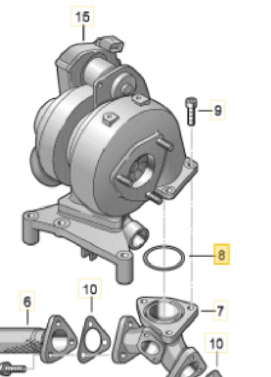 078145039 - Seal Ring - Genuine Volkswagen– VAGPARTS Australia