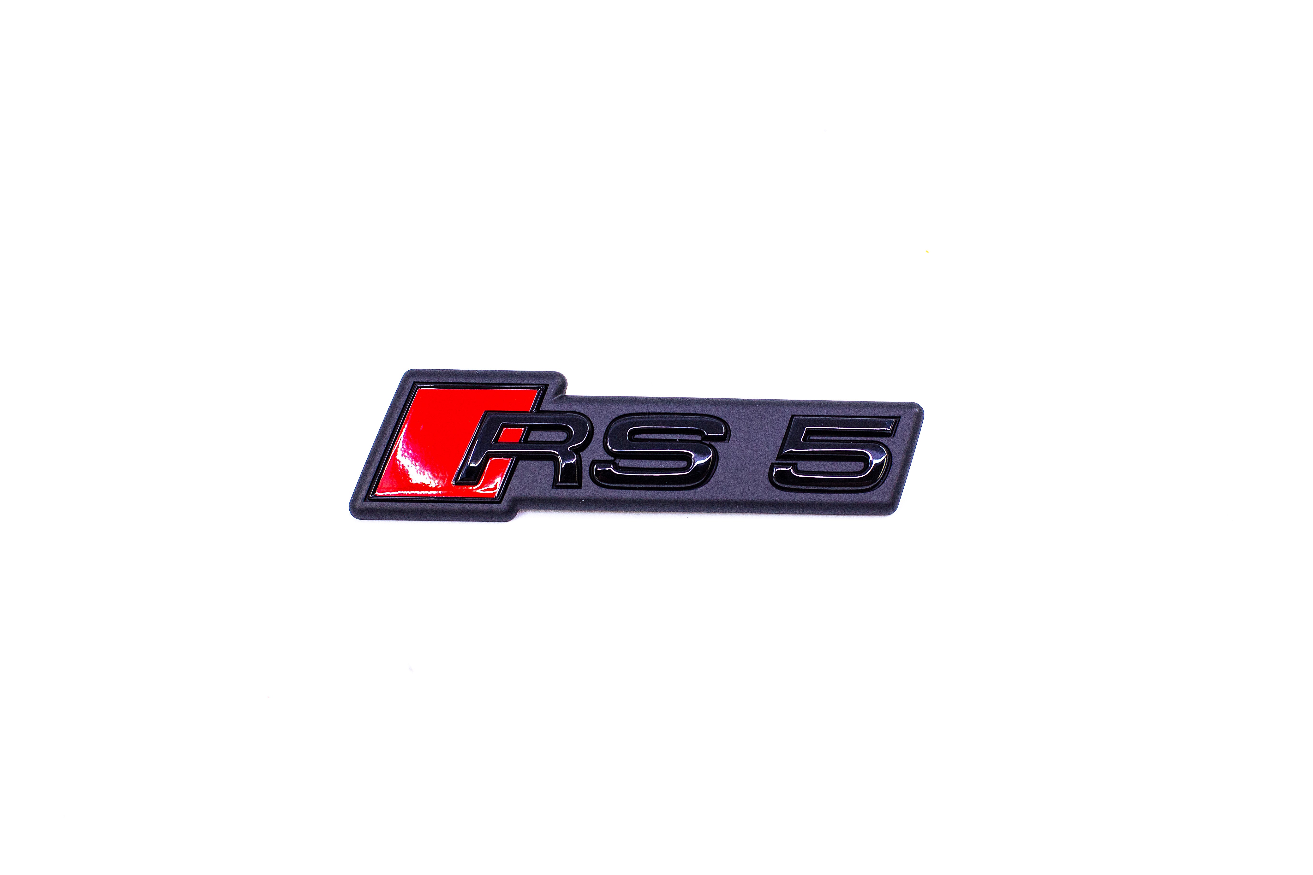 8W6853736GT94 - Front RS5 Badge (Gloss Black) - Genuine Audi – VAGPARTS ...