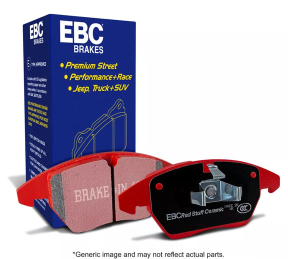 EBC RedStuff Front Brake Pads - Audi 8V S3 & Volkswagen Golf MK7R ...