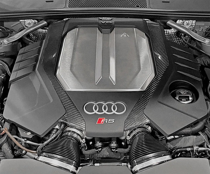 034 - Carbon Fibre Engine Cover Trim - Audi C8 RS6/RS7 - 034-1ZZ-1010 ...