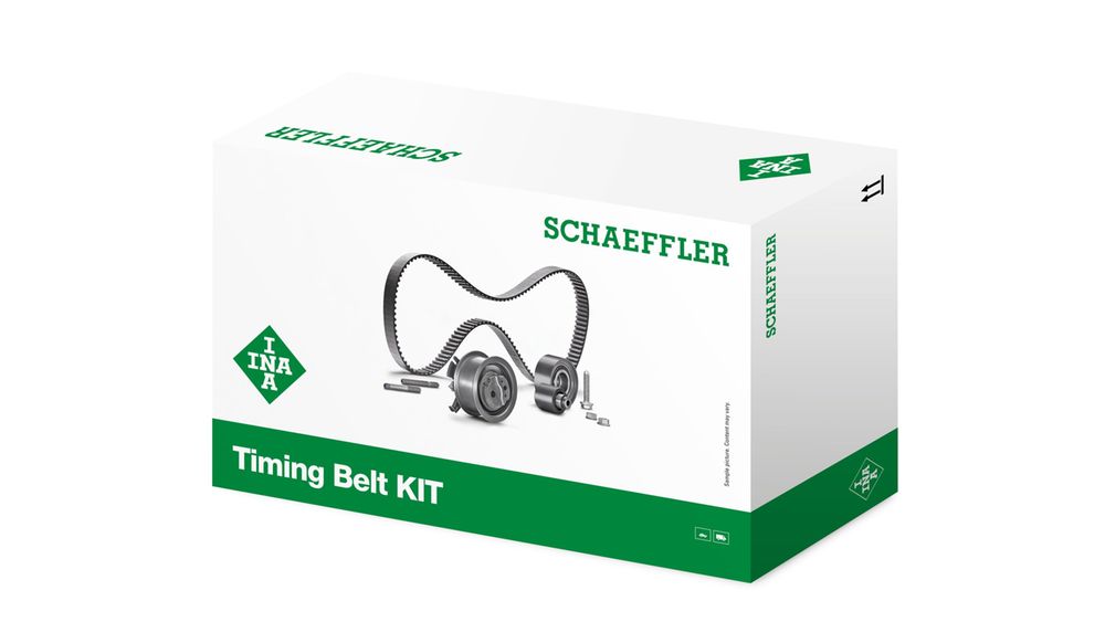 INA - Timing Belt Kit with Waterpump - Volkswagen TRANSPORTER T5 Platf ...