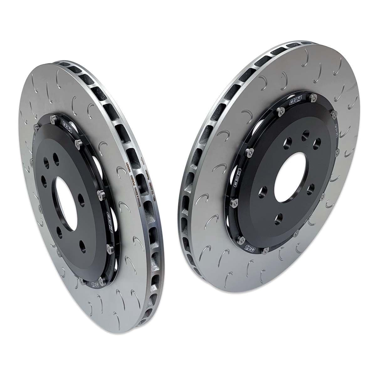 034 Motorsport - Audi B9 S4/S5/SQ5 2-Piece Floating Rear Brake Rotor U ...