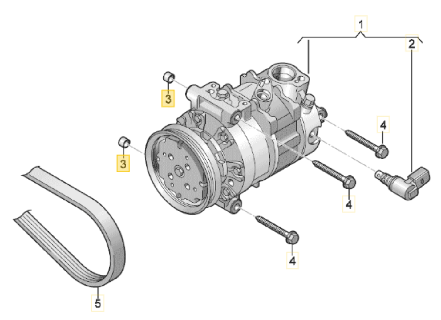 03L260817 - Centre Sleeve – VAGPARTS Australia