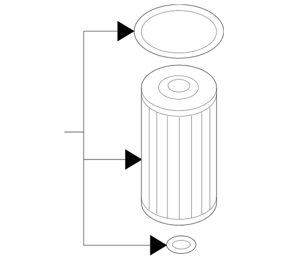 057115561M - Oil Filter - 2.7 TDI & 3.0 TDI - Audi A4/A5 B8 ...