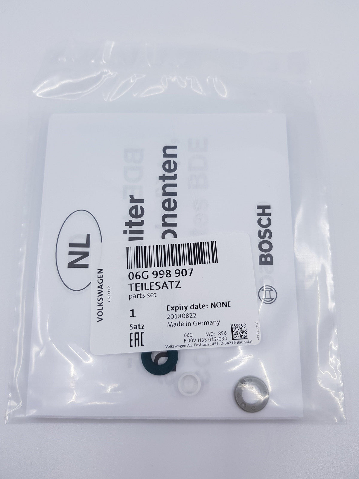 06G998907 - Fuel Injector Repair & Seal Kit - Audi 8P/8V/B8/8J ...