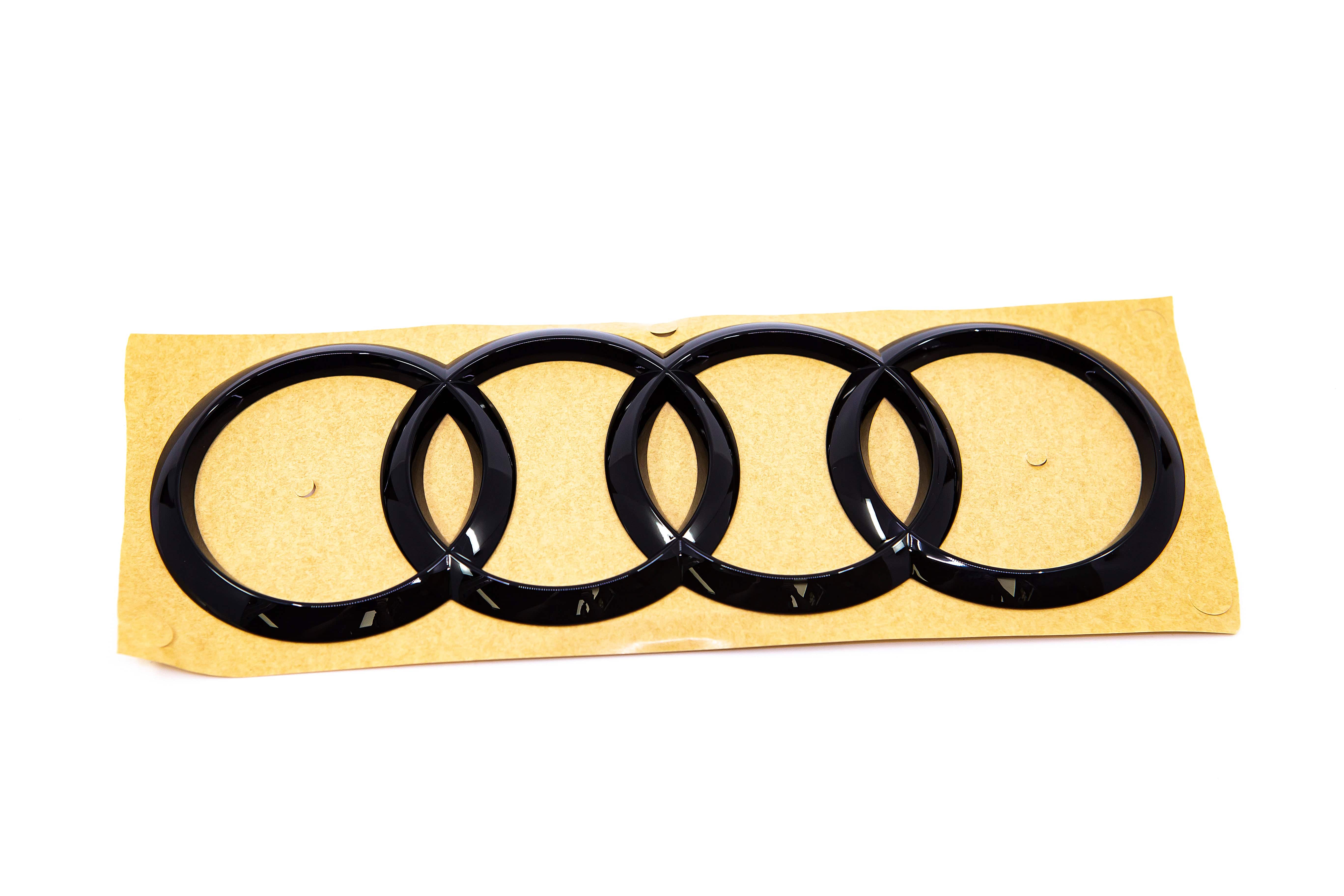 8W0071802 - Audi Rear Rings Gloss Black - A4/S4 B9 - Genuine – VAGPARTS ...