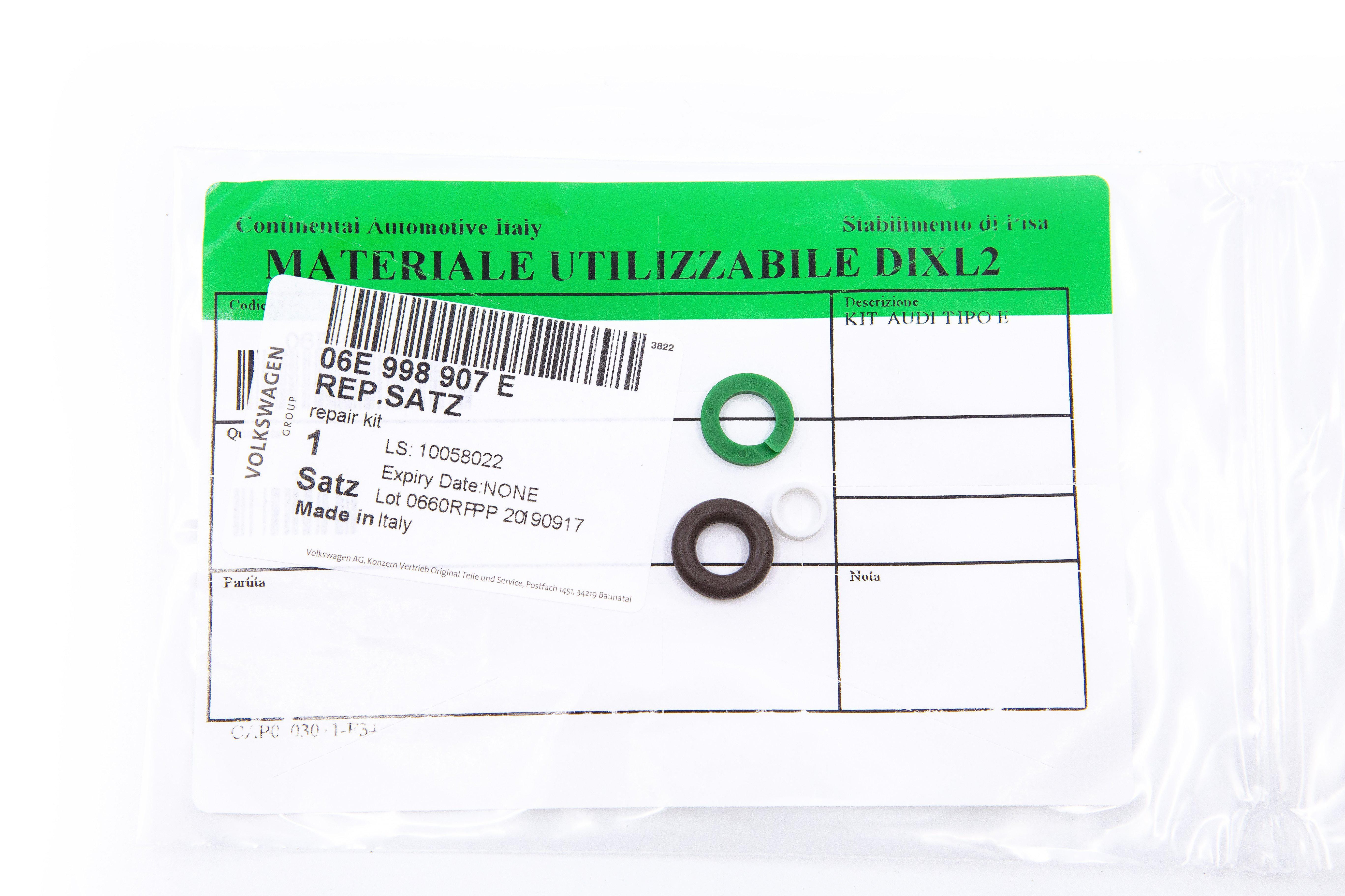 06E998907E - Fuel Injector Seal Kit - Audi 2.5 TFSI/3.0 TFSI/5.2 FSI ...