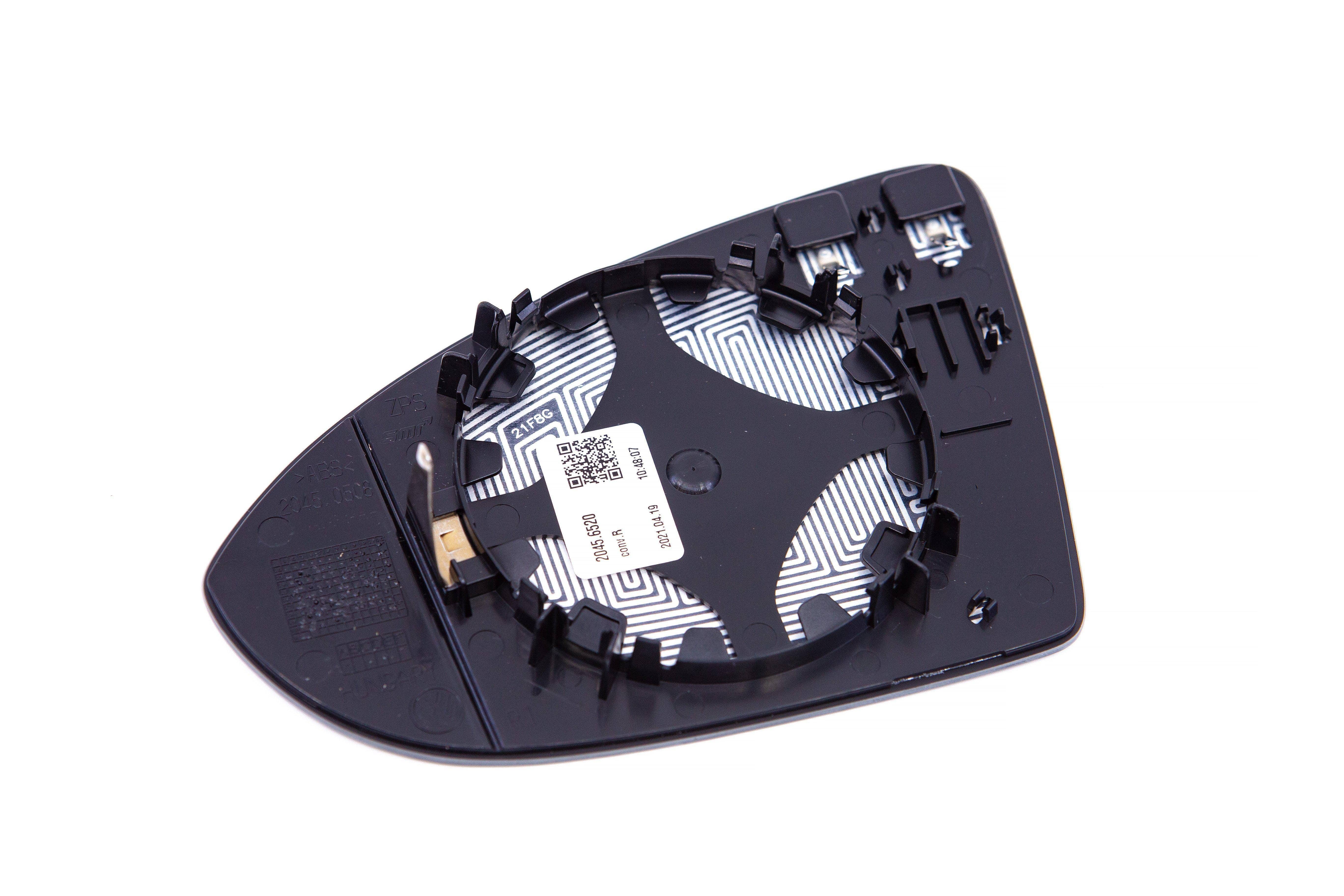 Mirror glass pair inc carrier plate for Volkswagen Golf MK7 (LEFT & RI ...