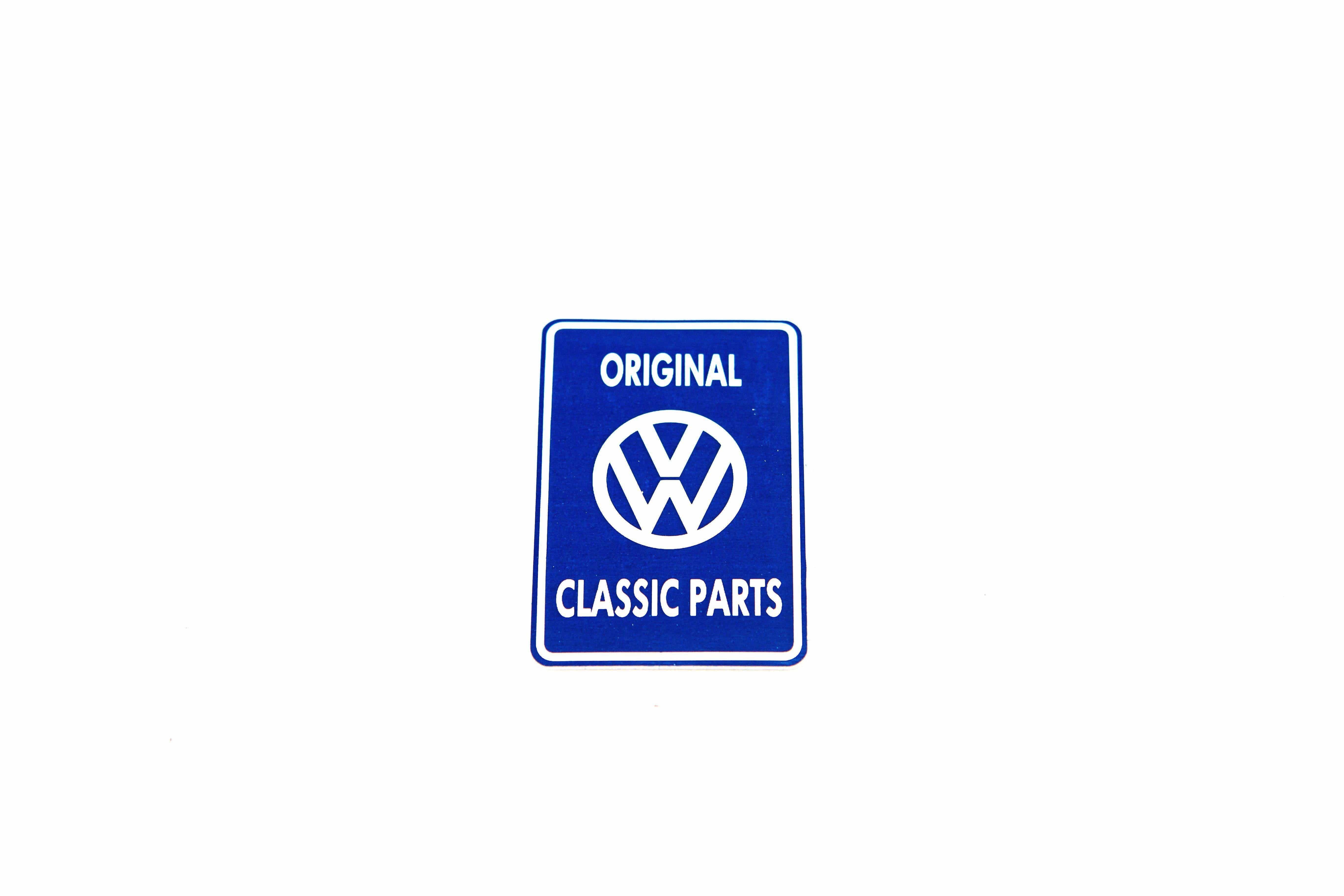 "Original VW Classic Parts" Sticker - ZCP902574 – VAGPARTS Australia